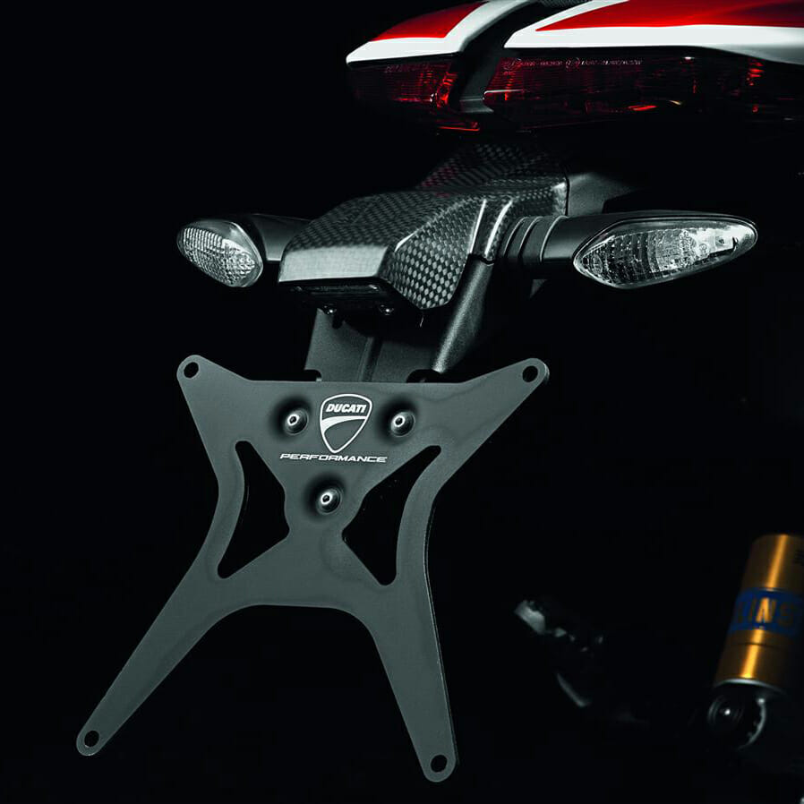 Buy Ducati Carbon And Aluminum Number Plate Holder Online | Seastar ...